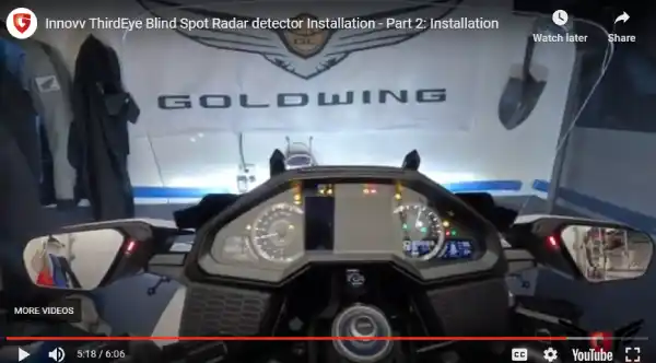 INNOVV ThirdEYE Blind Spot Radar detector Installation